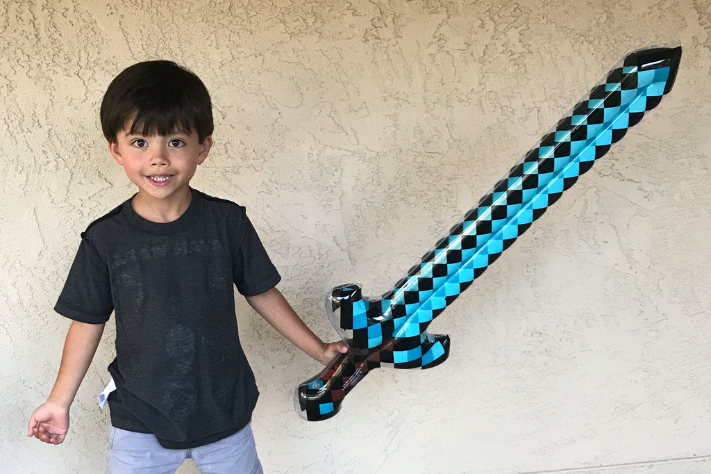 Inflatable Pixel Sword (Blue Sword) – megasumer